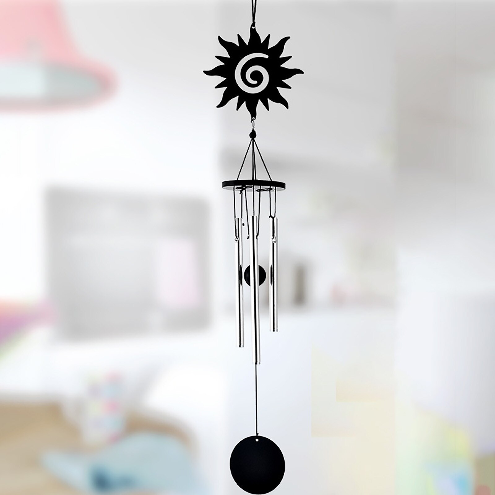 Metal Wind Chimes Sun Aluminum Rod Wind Spinner Ro... – Vicedeal