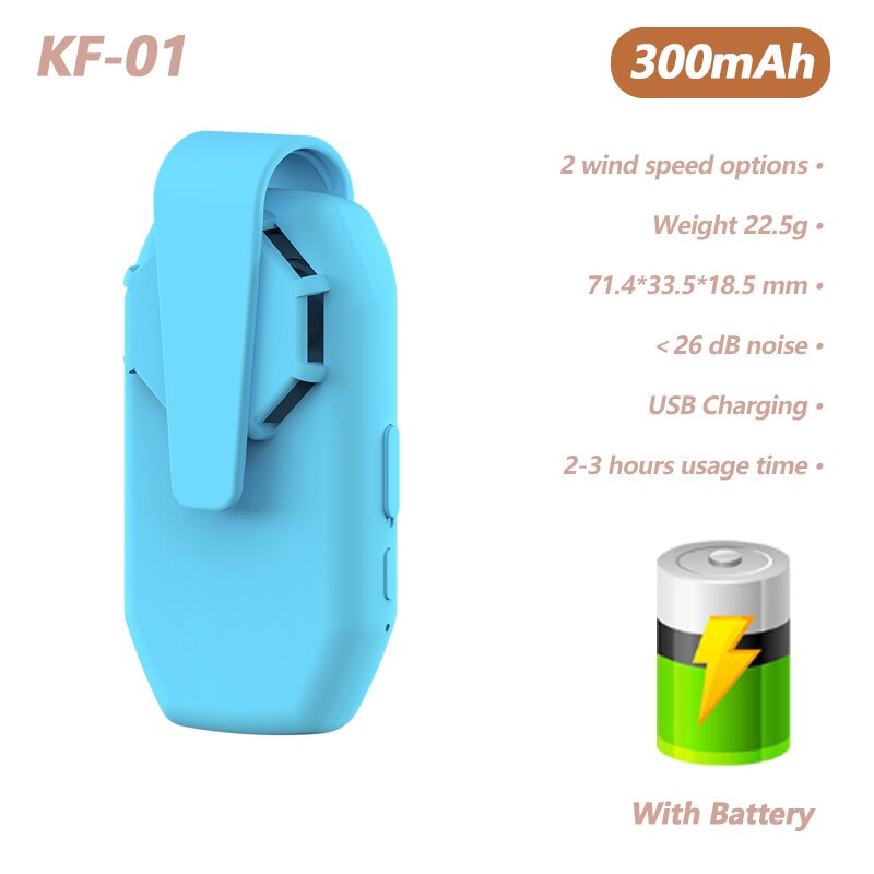 Reusable Portable Fan For Face Mask Clip-On Air Fi... – Grandado