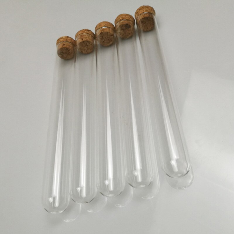 -50Pcs 20X150Mm 30Ml Plastic Test Tube With Cork ,... – Vicedeal