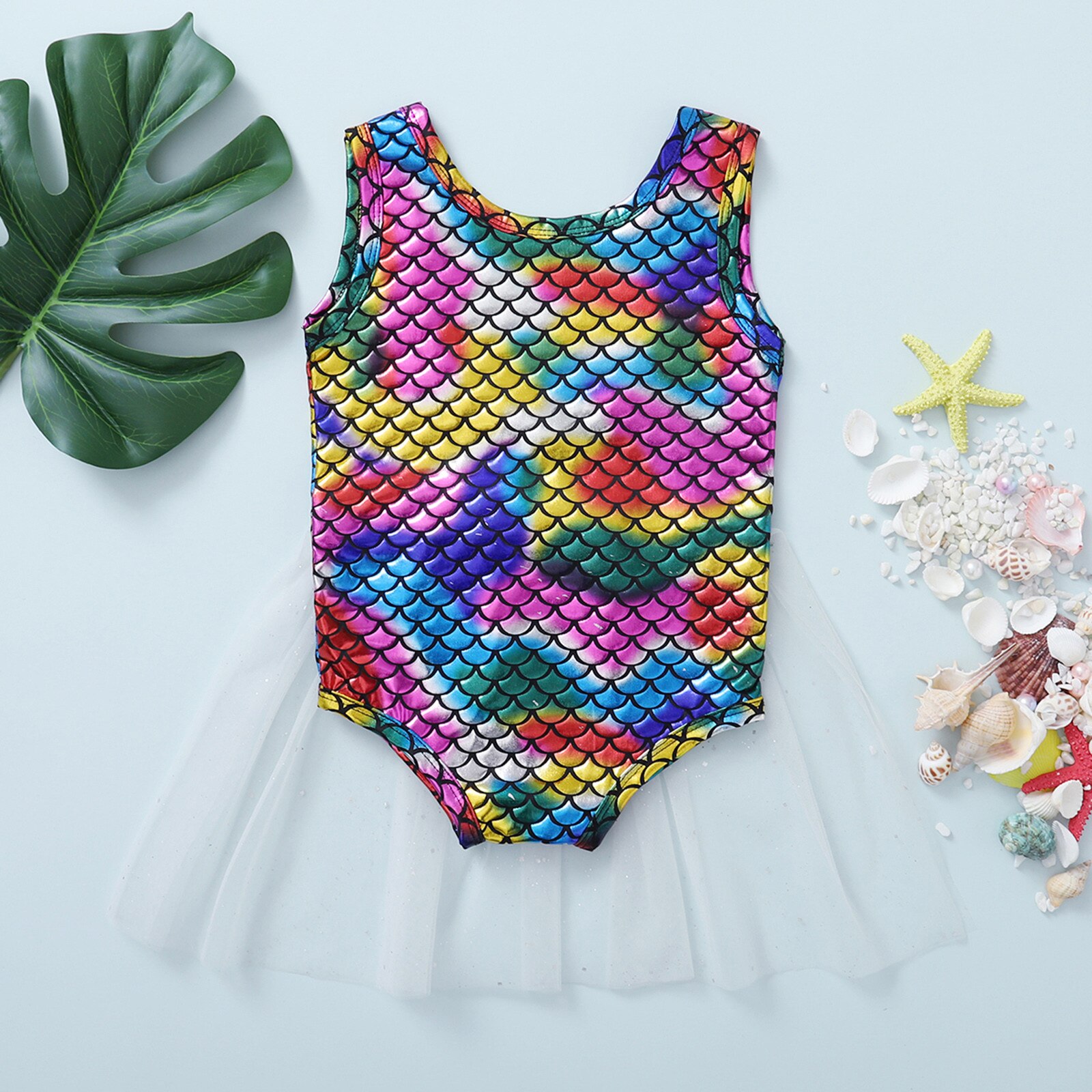 Toddler Kids Baby Girls Mermaid Bikini One-Piece S... – Vicedeal