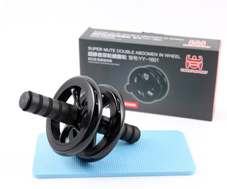 Dubbele Wielen Buikspier Wiel Echt Multifunctionel... – Vicedeal