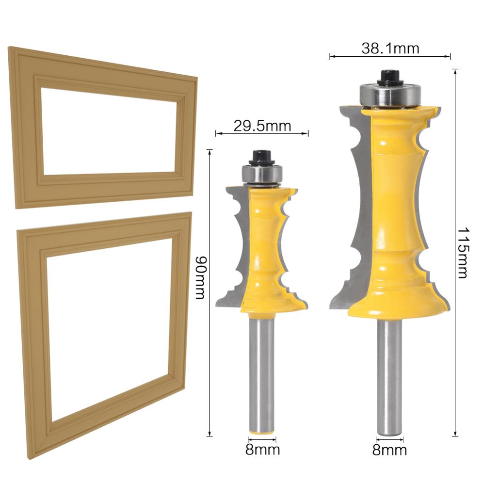 1/2Pc 12Mm/8Mm/12.7Mm Schacht Front Molding Router... – Vicedeal