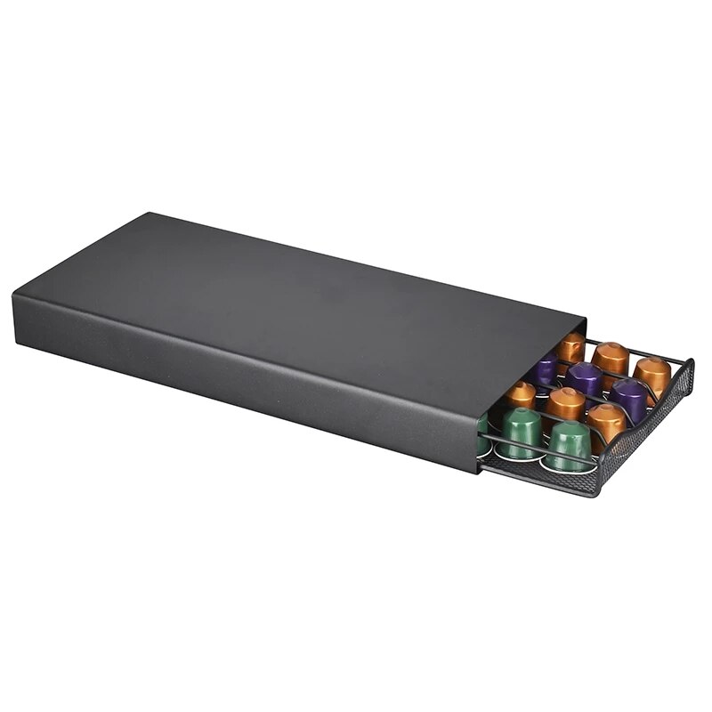 50 Capsule Nespresso Coffee Pod Drawer Rotating Co... – Grandado