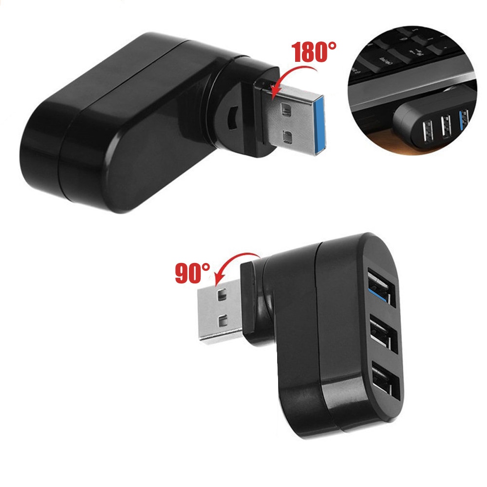 3 portar usb-hub 2.0 + 3.0 usb splitter höghastigh... – Vicedeal