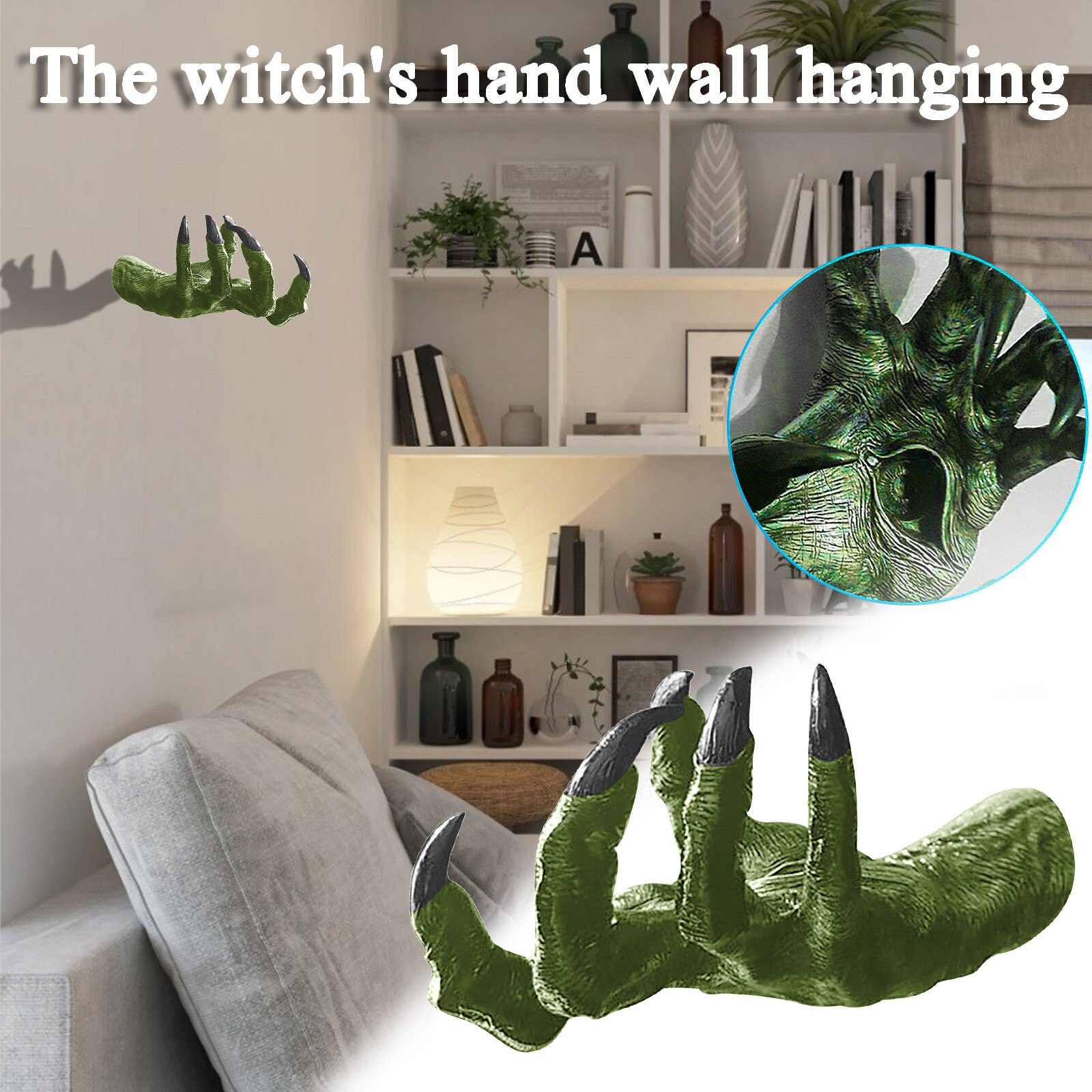 Decorations The Witch's Hand Wall Hanging Features... – Grandado