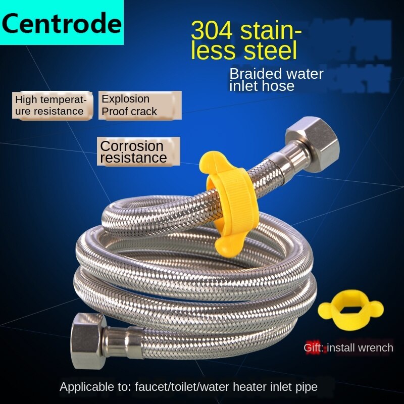 304 stainless steel braided tube and cold water in... – Grandado
