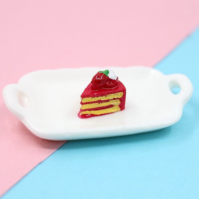 10 Pcs Dollhouse Miniature Resin Triangle Cakes Do... – Vicedeal