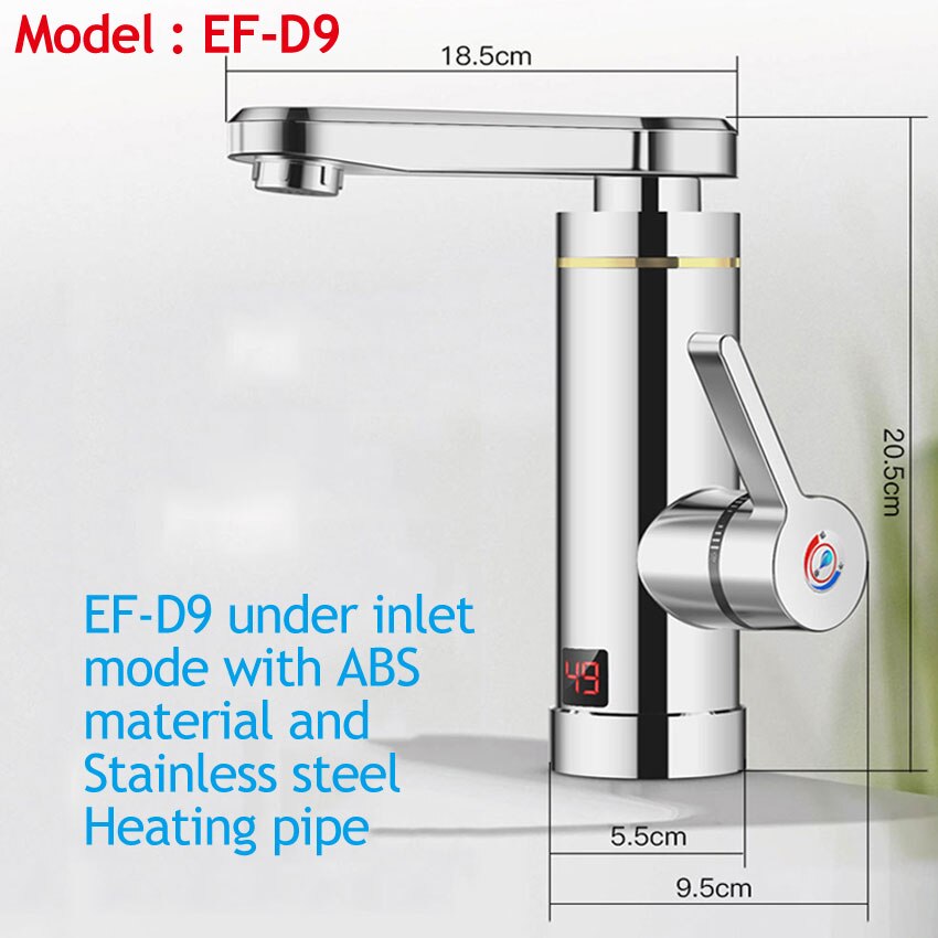 Ecofresh Instant Tankless Electric Water Heater Fa... – Vicedeal