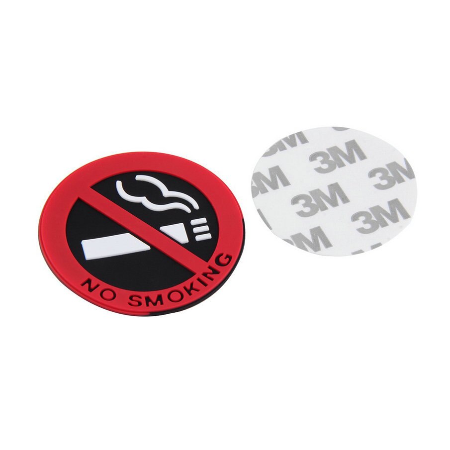 3pcs car styling No smoking logo stickers Warning ... – Grandado