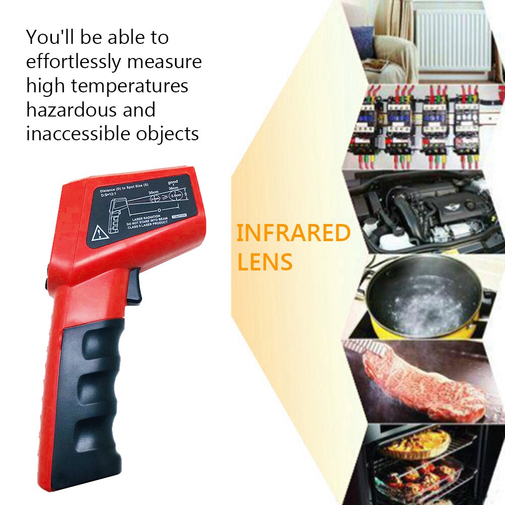 DT8380AH Handheld Infrared Thermometer Non-Contact... – Vicedeal