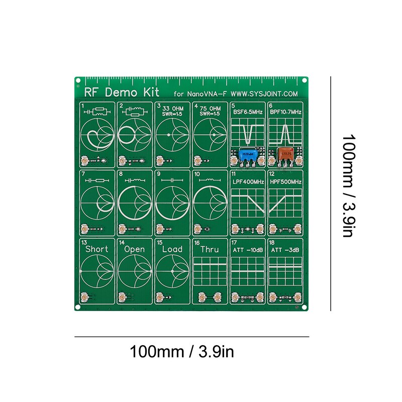 Probes RF Demo Kit NanoVNA RF Test Module Vector N... – Vicedeal