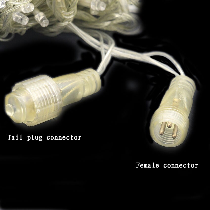 AC 220V 10M 100LED Male and Female Waterproof led ... – Grandado
