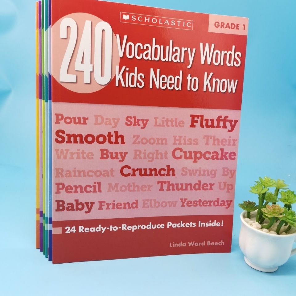 Libro de palabras de Grade1-6 para niños, libros d... – Grandado