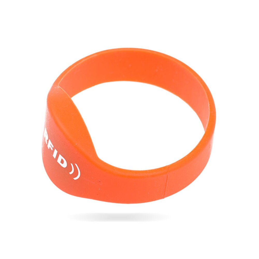 RFID Silicone Wristband With Snap Social Media NFC... – Grandado