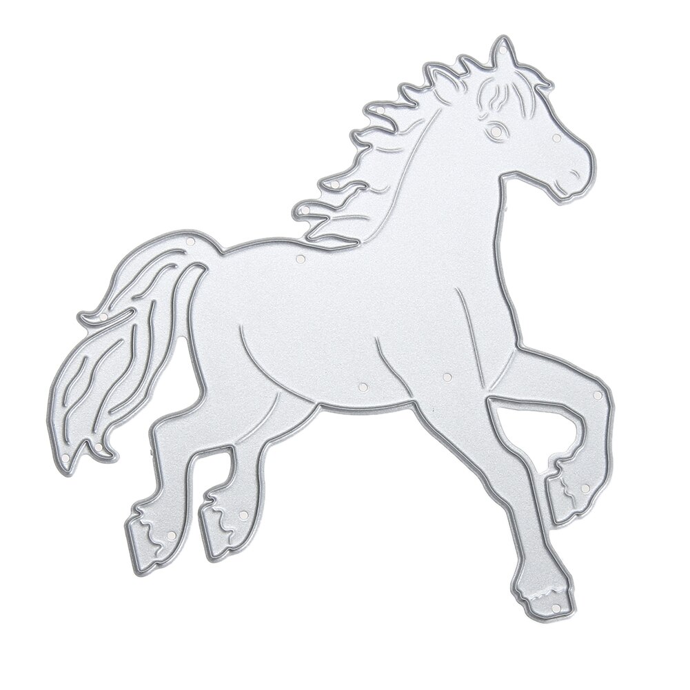 Love Cartoon Horse Scrapbook Metal Cutting Dies De... – Grandado