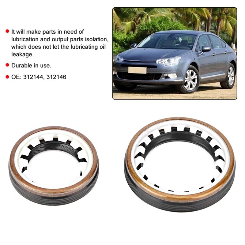 2 Stuks Auto Versnellingsbak Olie Seal Afdichtring... – Grandado