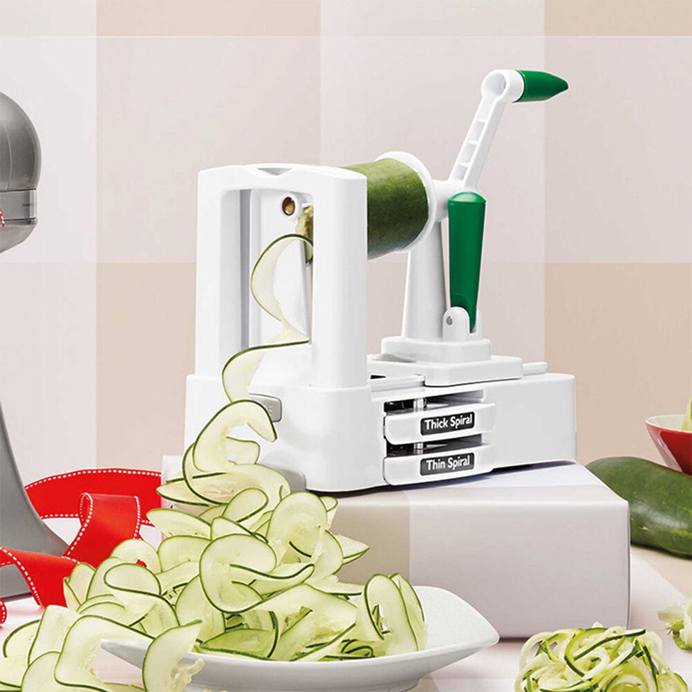 3 klingen Spiralizer Reibe Home Einfach Sauber Hea... – Vicedeal