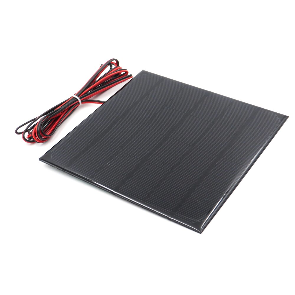 1pc x 6v 750ma med 200cm förlängningstrådar solpan... – Vicedeal