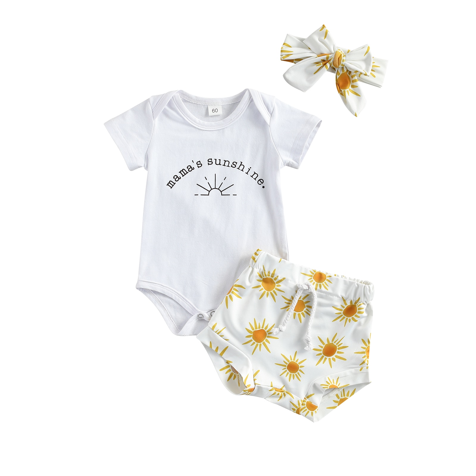 Pudcoco Zomer 0-24M Baby Meisje 3Pcs Set Mama's Su... – Grandado