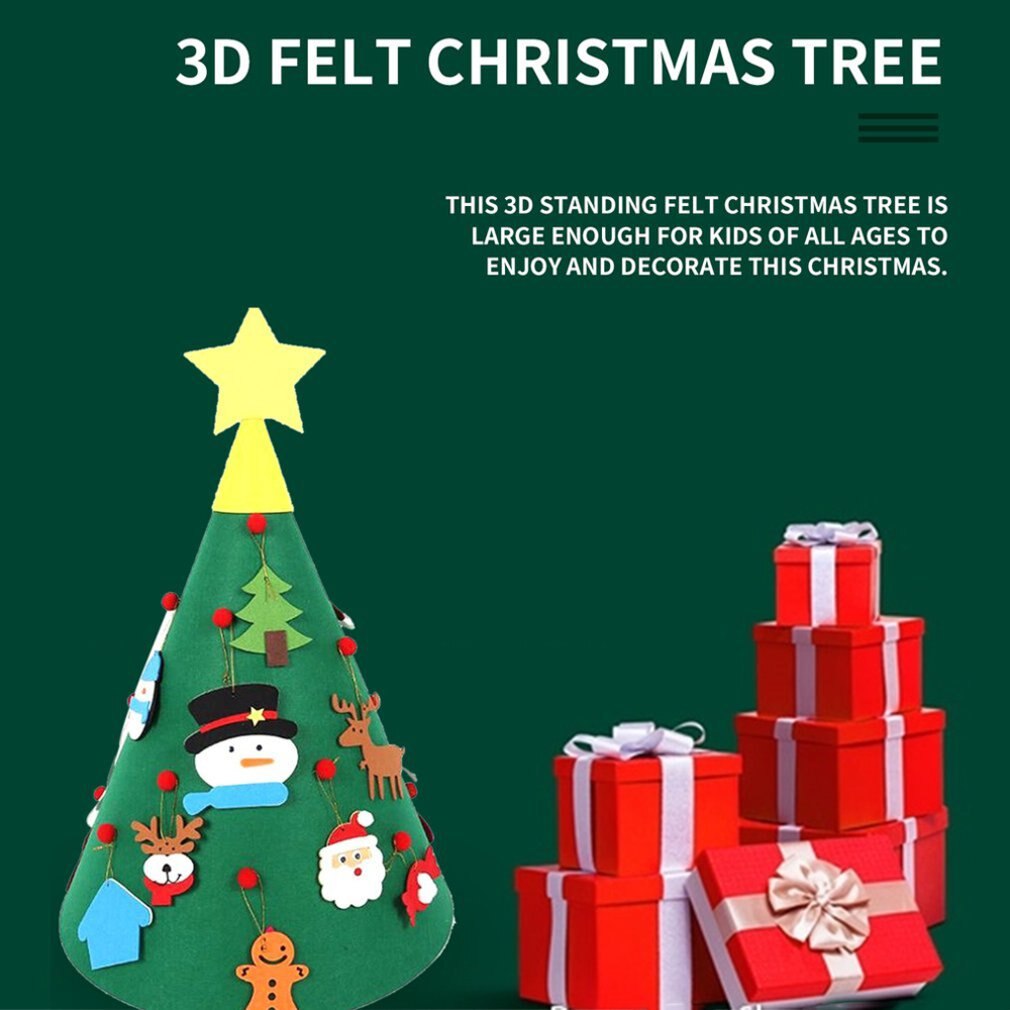 Children Diy Christmas Tree Handmade Felt Cloth Ch... – Vicedeal