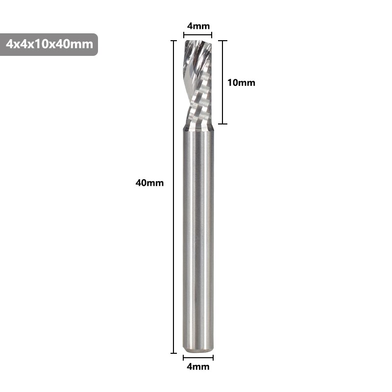 Single Flute End Mill Tungsten Carbide Milling Cut... – Grandado