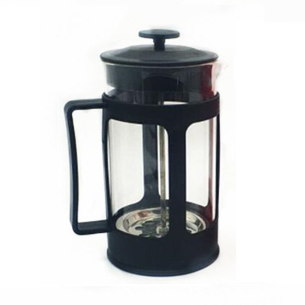 Glas fransk presse kaffekande sort kaffe tekande m... – Vicedeal