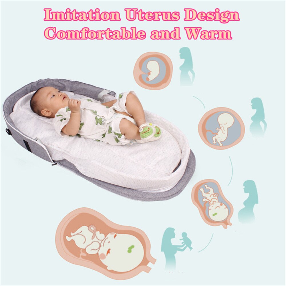 0-12 Months Multi-Function Portable Baby Bed Sleep... – Grandado