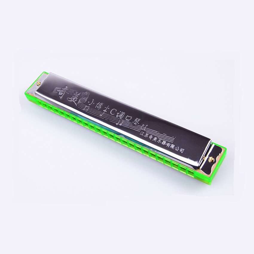 QiMei 24 Holes Harmonica Tremolo C Key Mouth Organ... – Grandado