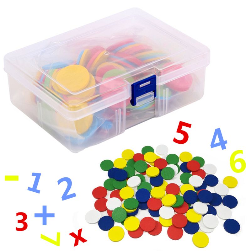 117Pcs Zähler Zählen Chips 30mm Gemischt Farben Ma... – Vicedeal