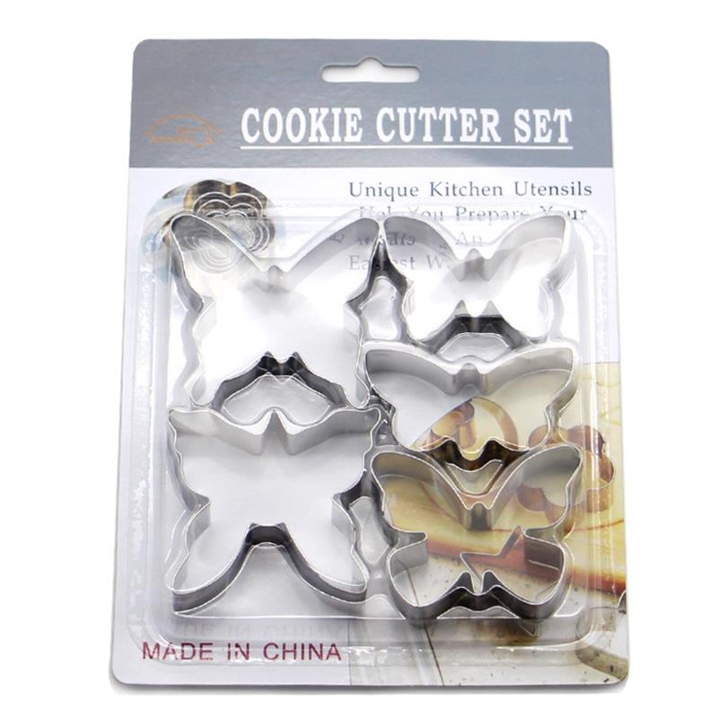 5 Teile/satz Schmetterling Form Cookie Cutter DIY ... – Grandado