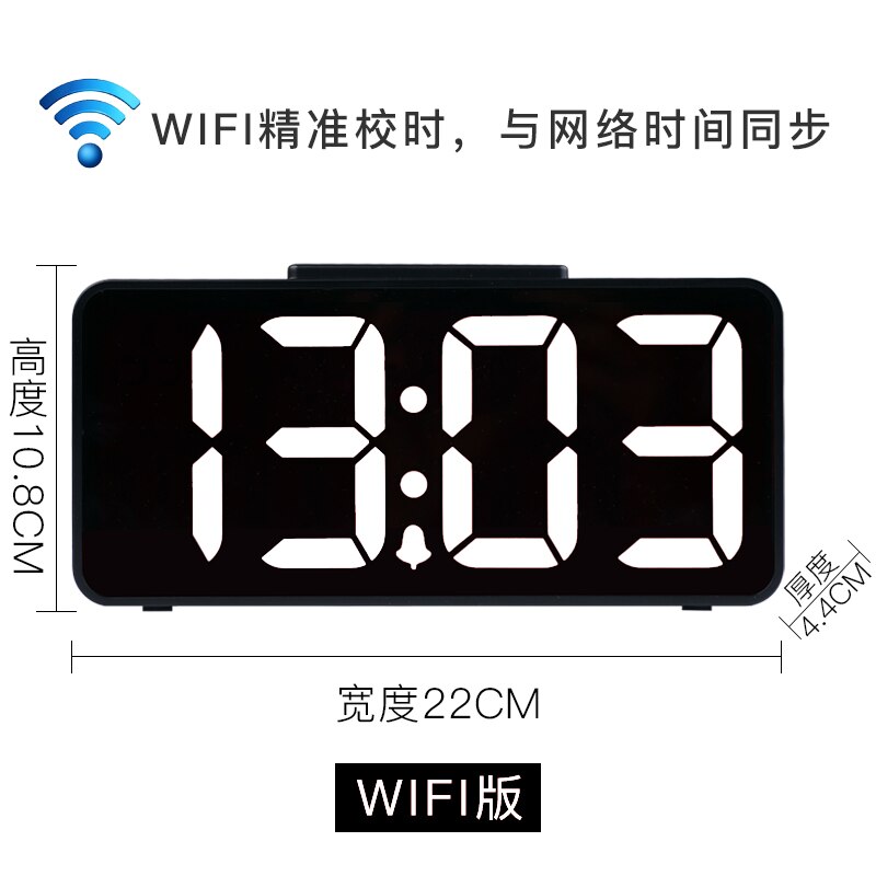 LCD Display Analog Digital Clock Table Living Room... – Vicedeal