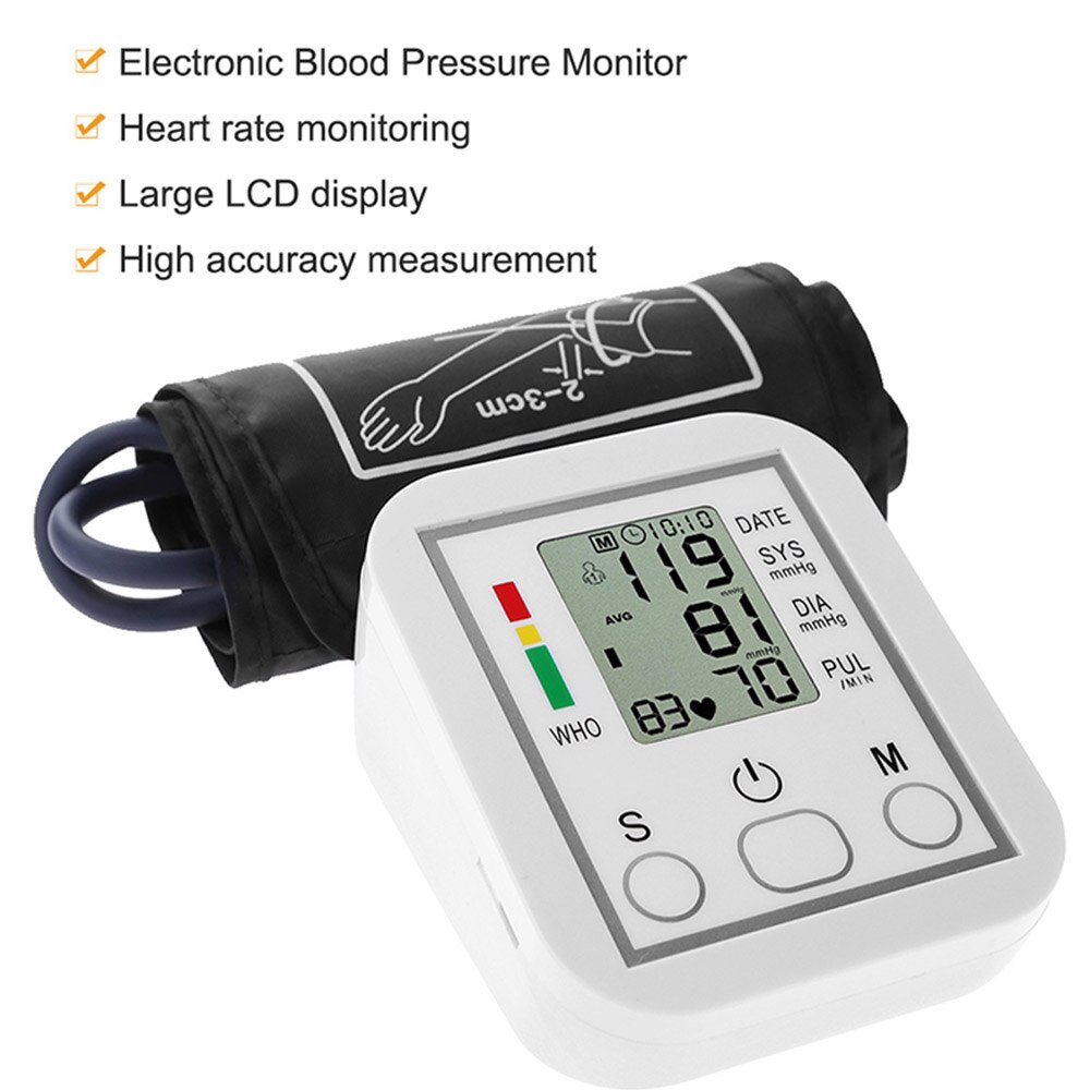 Tonometer Arm Automatic Blood Pressure Monitor BP ... – Grandado