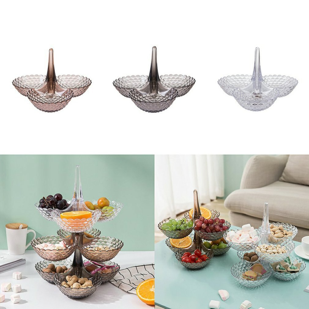 Multi-Layered Fruit Tray Dessert Plate Living Room... – Grandado
