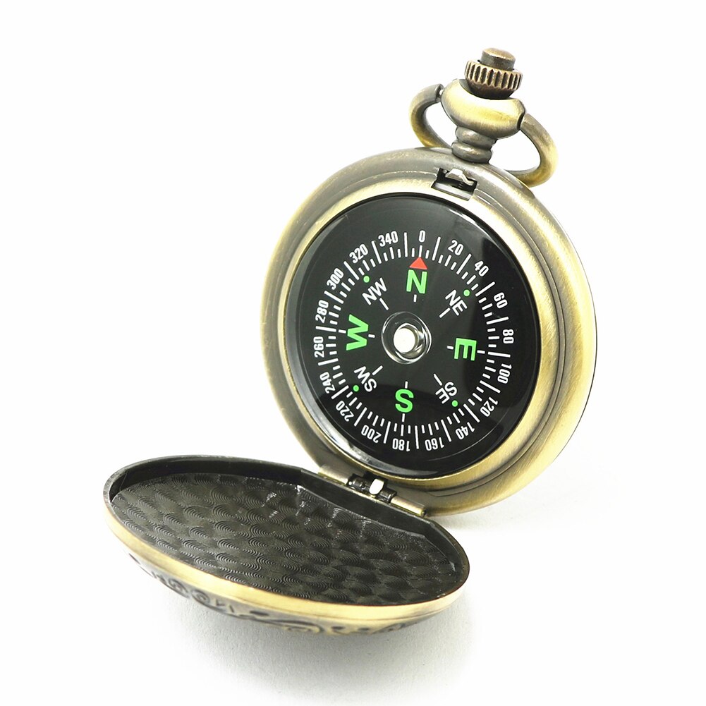Portable Retro Metal Pocket Compass Outdoor Campin... – Grandado