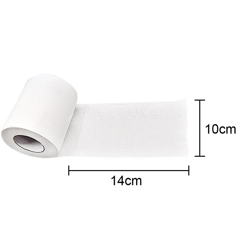 Toilet Paper 4-Layer Household Pure Wood Pulp Pape... – Grandado