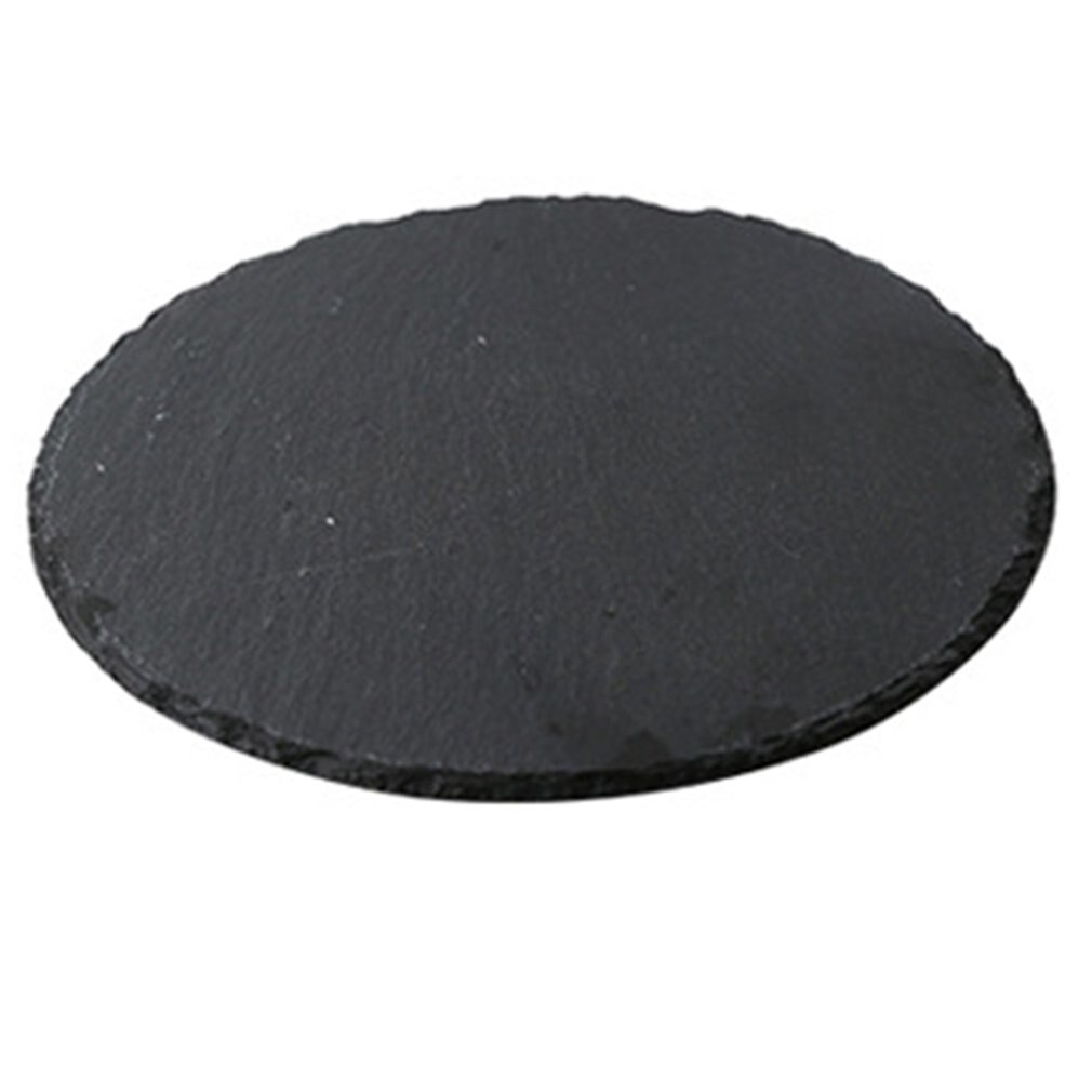 Black Round Plate Western Cold Cut Tray Rock Placi... – Vicedeal