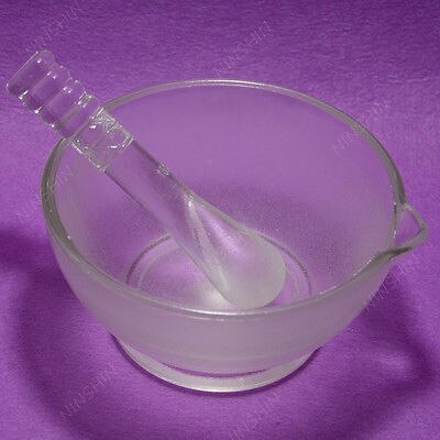 Glass Mortar,150mm Glass Mortar and Pestle Item – Grandado
