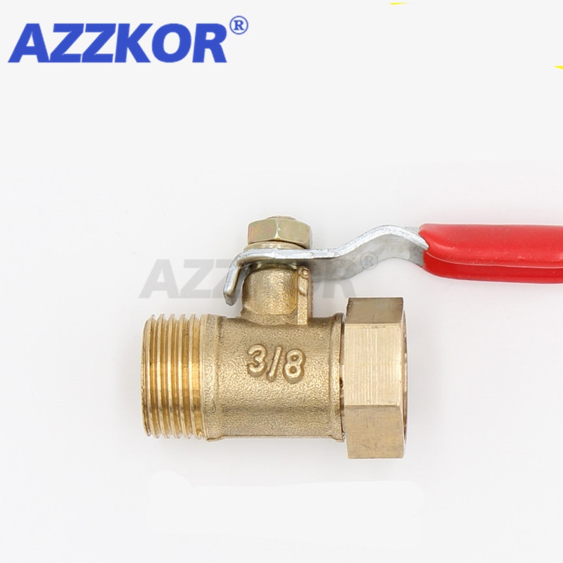 1/4" PT 3/8" PT 1/2"PT Female/Male Threaded Red Le... – Grandado