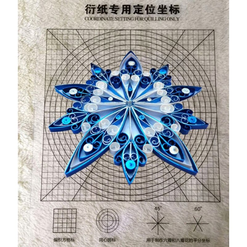 Quilling Paper Winding Plate Yan Paper Template Sc... – Grandado