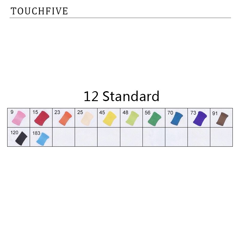 Touchfive 12-168 Colors Drawing Sketch Markers Oil... – Vicedeal