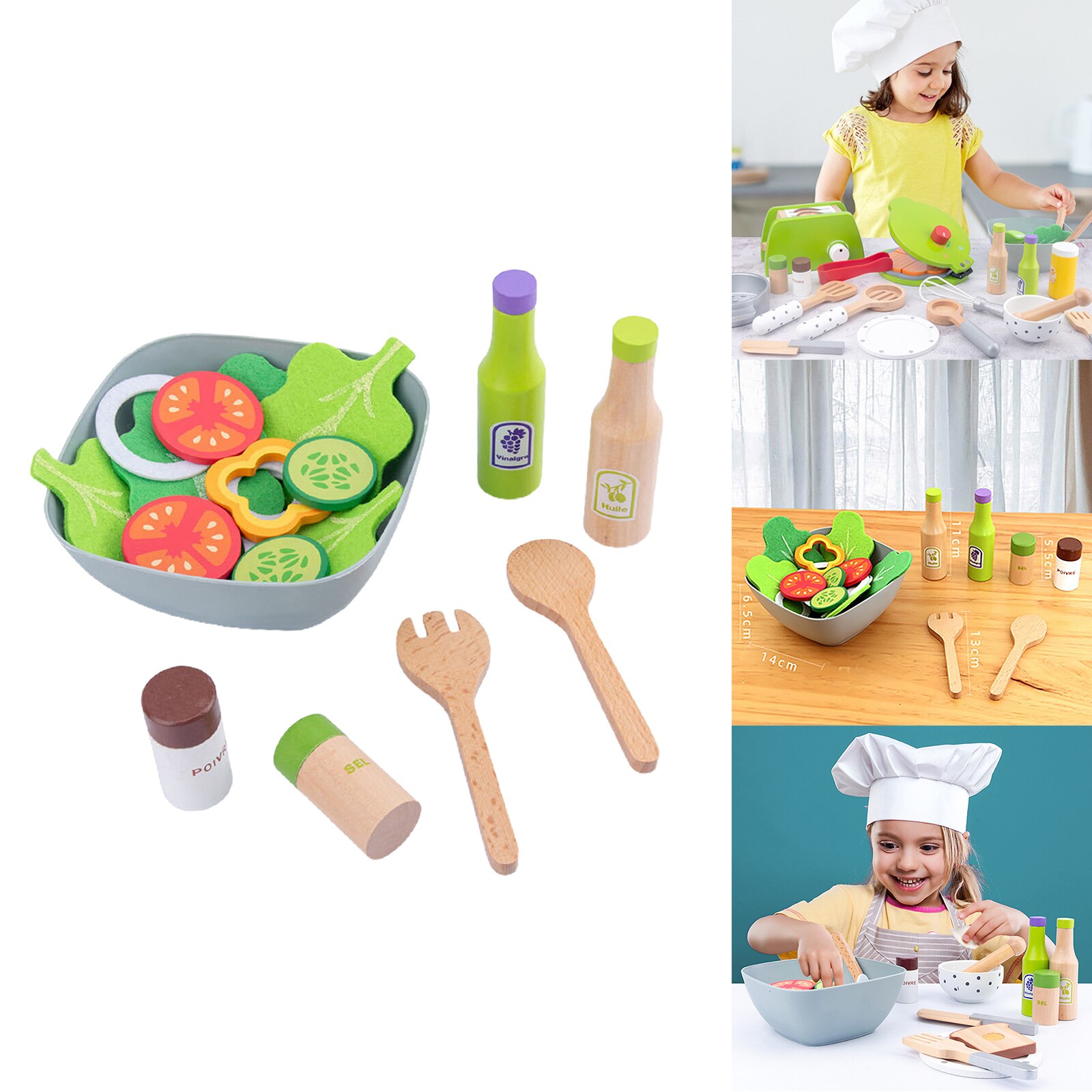 Making Salads Toys Game Simulation Kitchen Fruits ... – Vicedeal