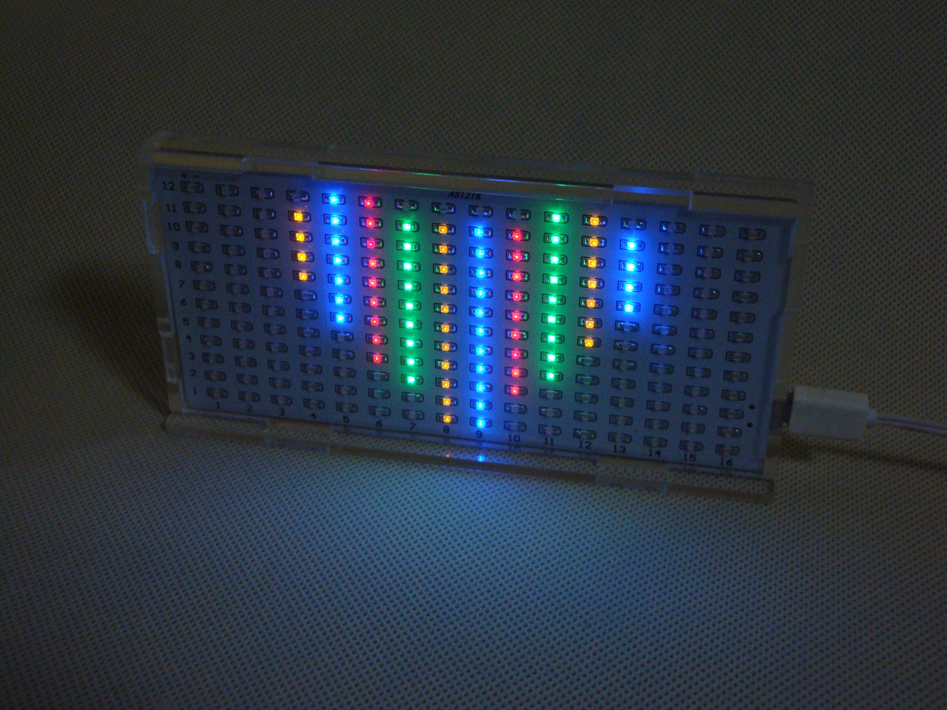 AS1216 Crystal Castle LED Music Spectrum Display S... – Vicedeal