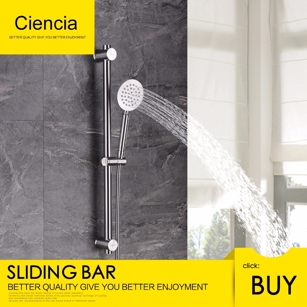 SUS304 Roestvrij Metalen Douche Sliding Bar Met Ho... – Grandado