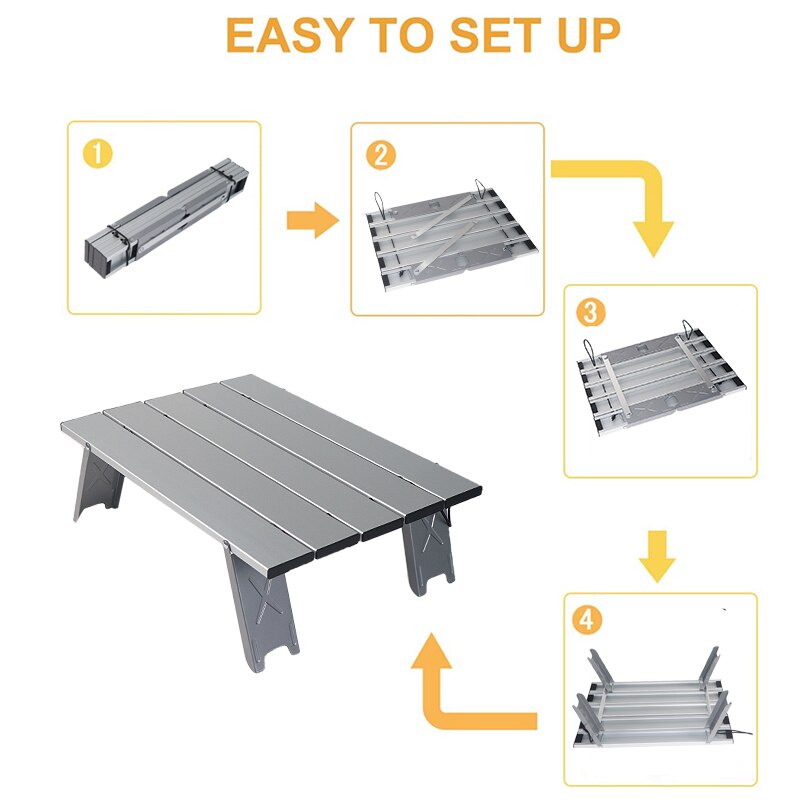 Lighten Up Camping Mini Folding Aluminum Portable ... – Grandado
