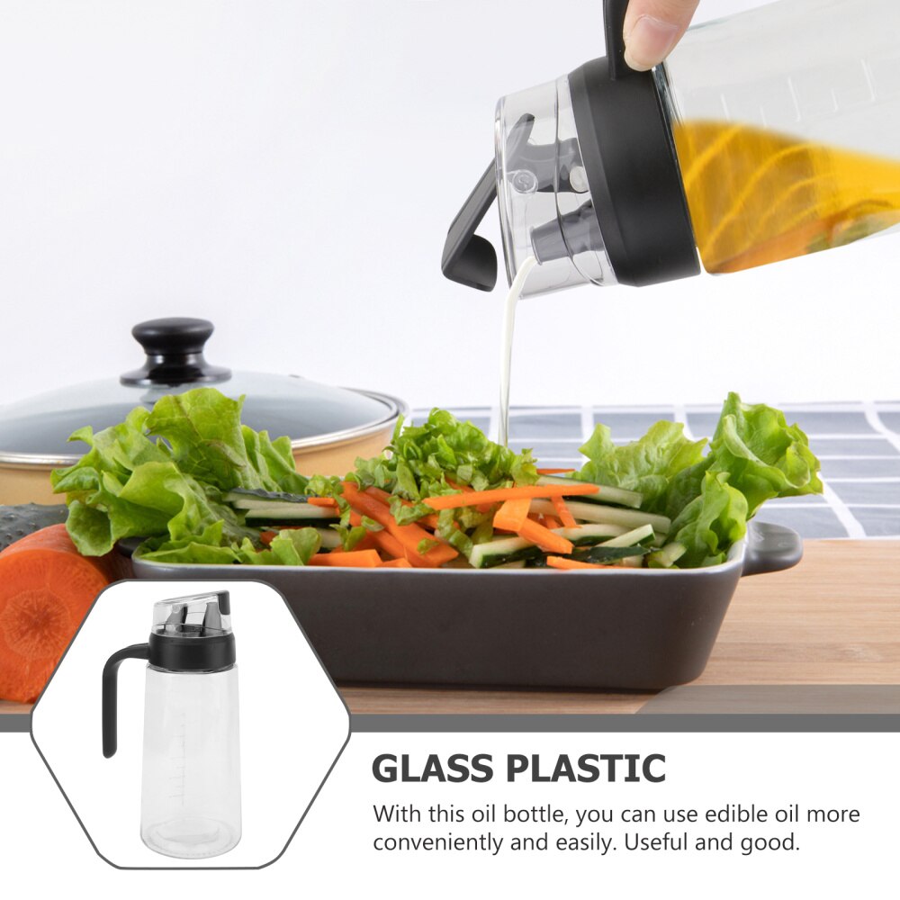 1Pc 600ml Glass Oil Pot Kitchen Oil Storage Bottle... – Vicedeal