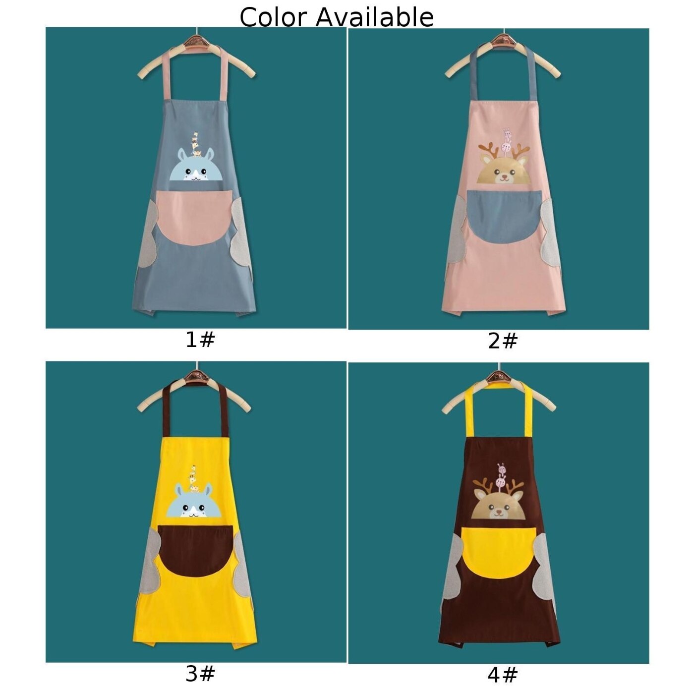 One Size Apron PVC Adjustable Picnic Restaurant An... – Vicedeal