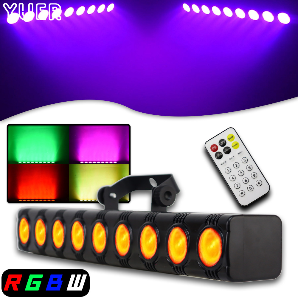 LED RGBW 9x12w Bar Light With Remote Home Party Ch... – Vicedeal
