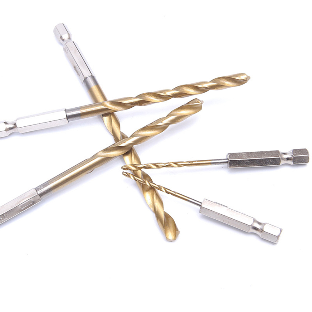 13pcs HSS Drill Bit Set High Speed Steel Titanium ... – Grandado