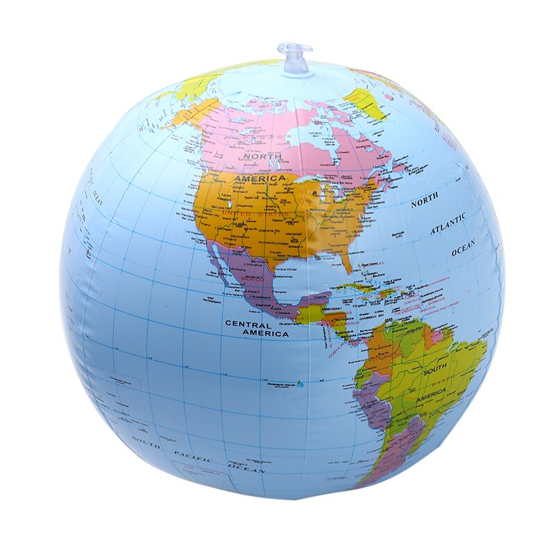 30cm Inflatable Globe World Earth Ocean Map Ball G... – Grandado