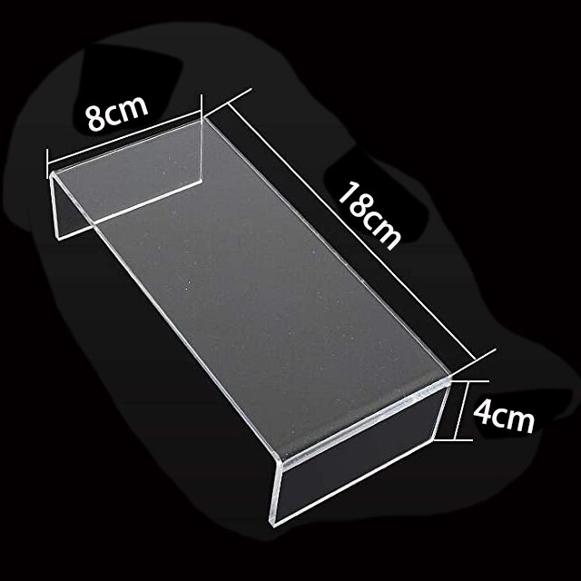 U Form Acryl Display Riser Stand, Klar Schmuck Dis... – Grandado